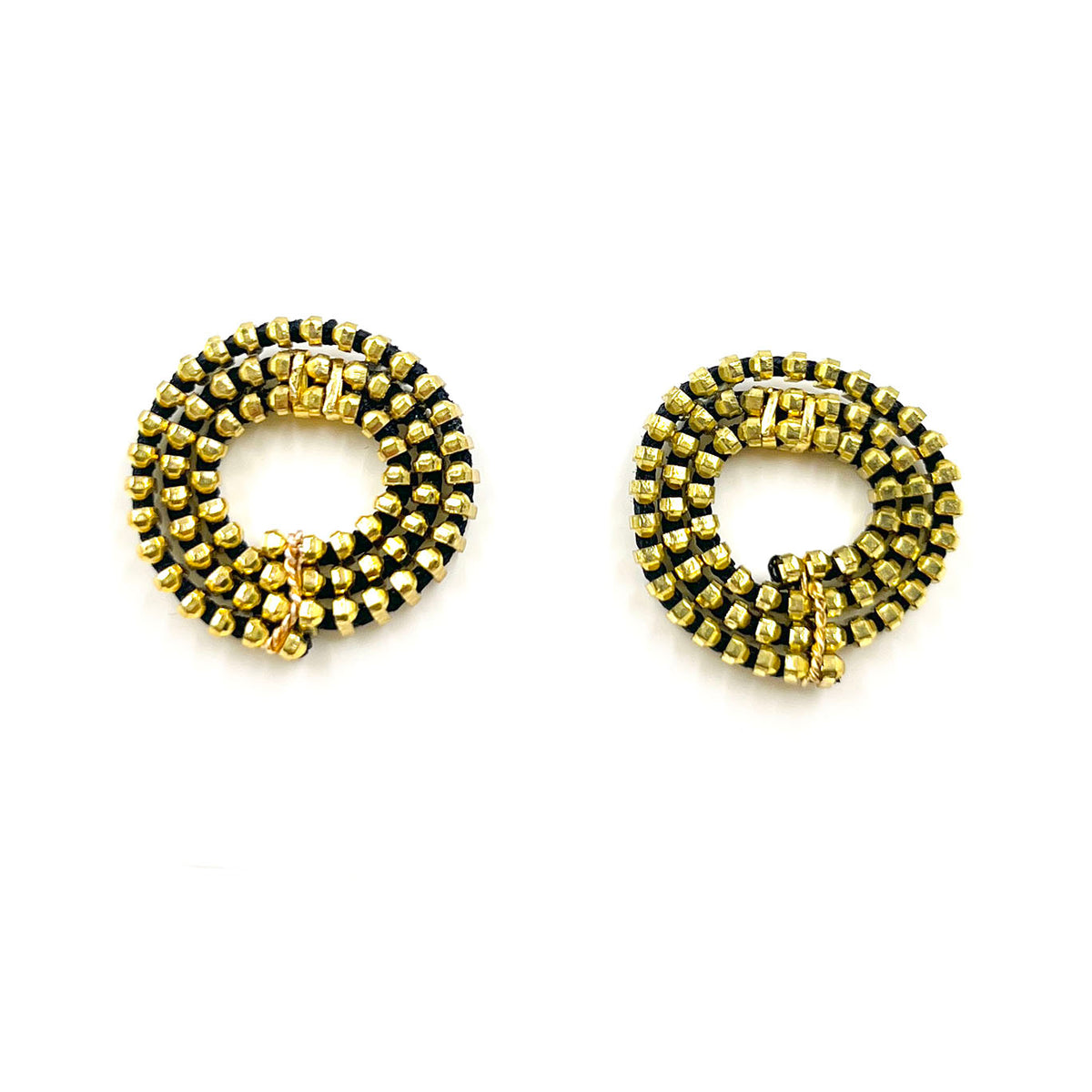 Kate Cusack Gold Circle Stud – Ombre Gallery