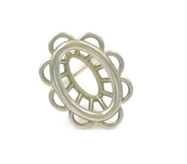 Jill Baker Gower 3D Large Oval Doily Ring – Ombre Gallery